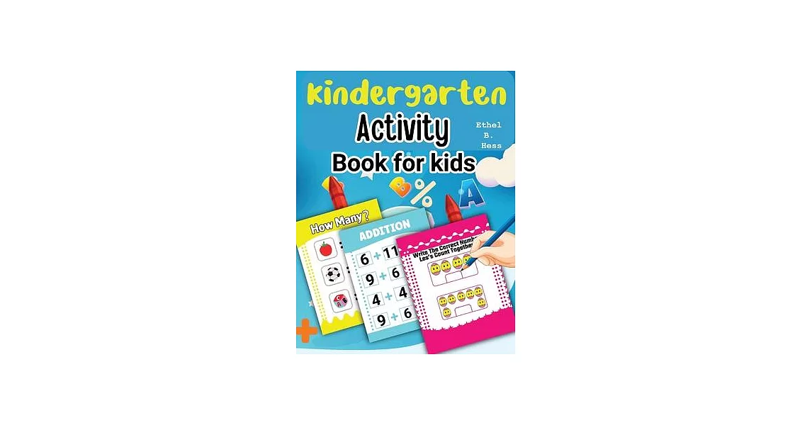 博客來-Kindergarten Activity Book for Kids: Games to Practice Early ...