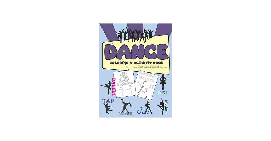 博客來-Dance Coloring & Activity Book: Coloring, Reference & Activity ...
