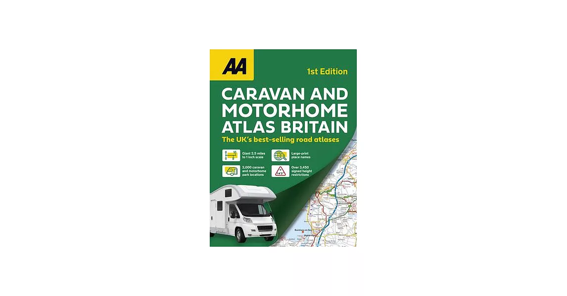博客來-AA Caravan and Motorhome Atlas Britain