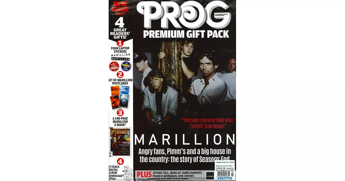 博客來-CLASSIC ROCK Pres/PROG 第141期