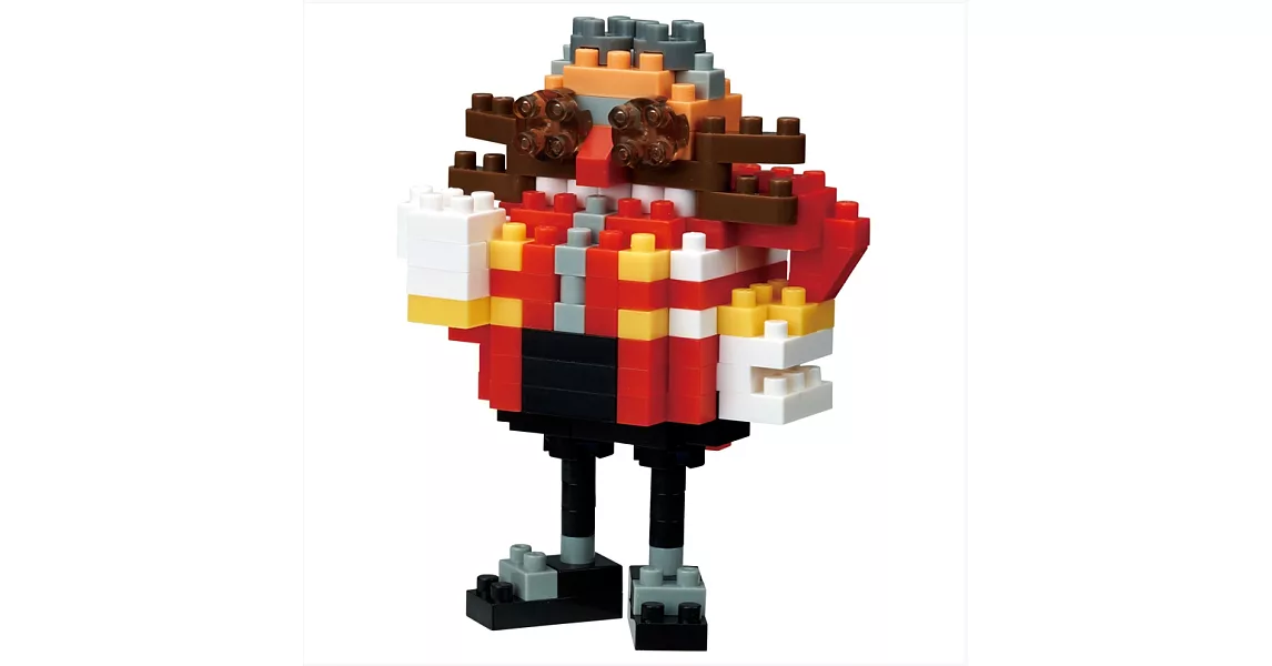 博客來-日本河田積木 nanoblock系列 NBCC_083 音速小子 蛋頭博士