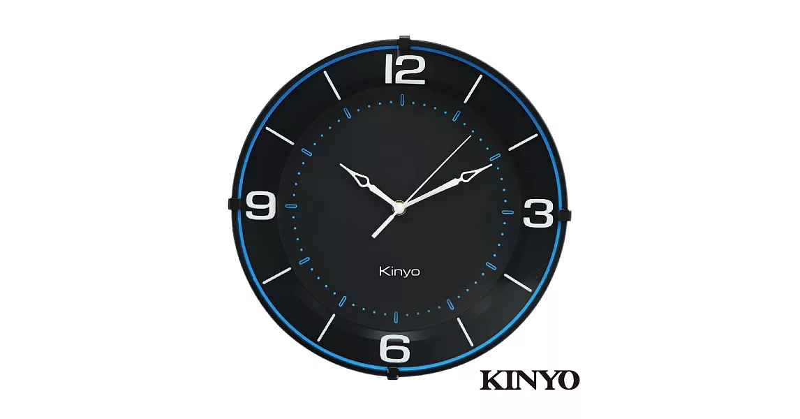 博客來-【KINYO】時尚質感掛鐘 13吋 CL-197