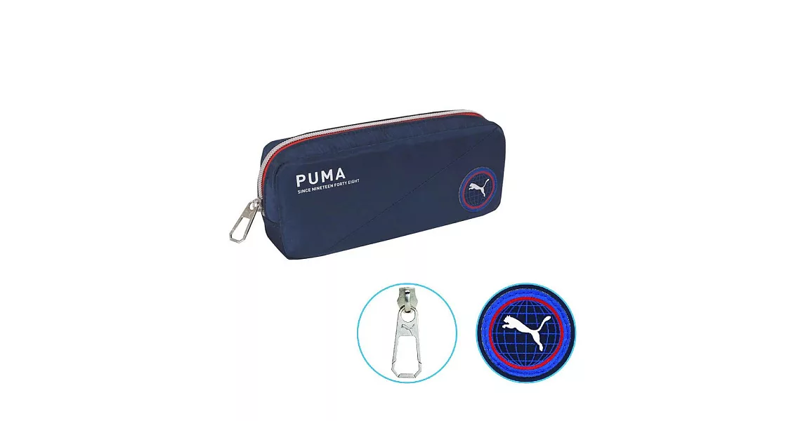 博客來-KUTSUWA PUMA BOYS Stationery 世足風國家印象色 方形大容量筆袋 B法國