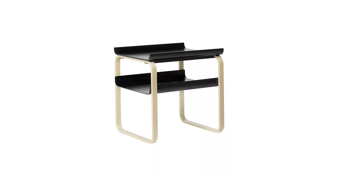 博客來-Artek Side Table 915 雙層邊桌 （黑）