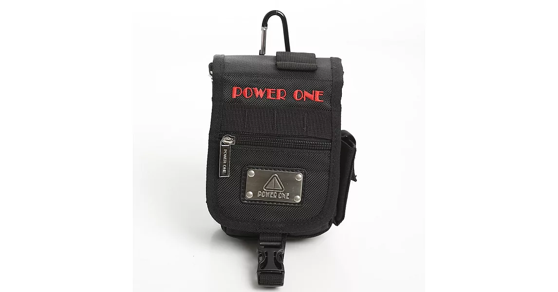 博客來-DF【Bag school】POWER ONE 型男款多功能腰掛包黑色