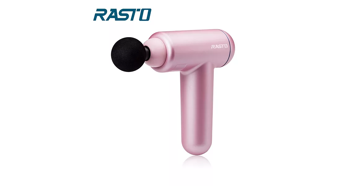 博客來-RASTO AM1 專業級六段調節筋膜槍 玫瑰粉