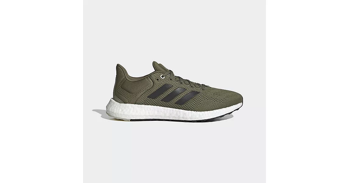 博客來-Adidas PUREBOOST 21 男女 慢跑鞋 GY5101 UK11 軍綠