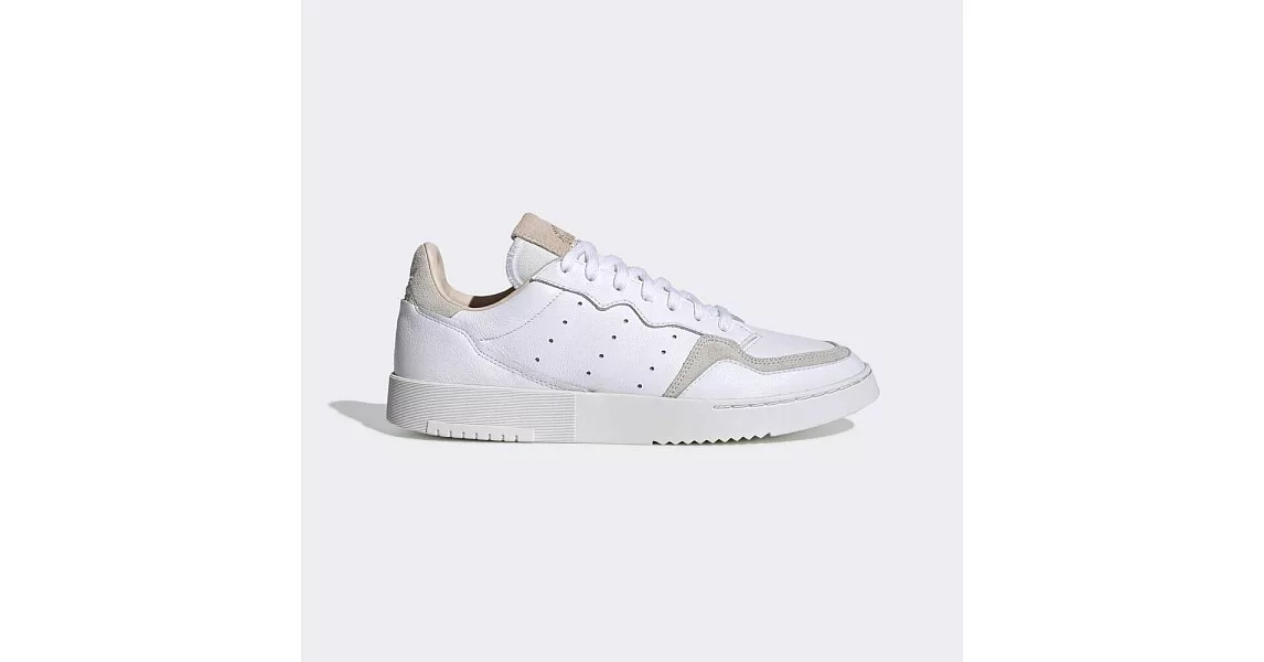 博客來-Adidas Originals Supercourt [EE6034] 男 休閒鞋 板鞋 經典復古 潮流 愛迪達 白米 29cm 白/米