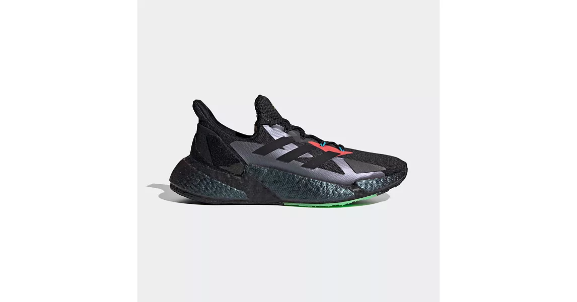 博客來-Adidas X9000l4 [FW4910] 男女鞋 運動 休閒 慢跑 透氣 路跑 靈活 支撐 抓地力 愛迪達 黑 紫 28.5cm 黑/灰