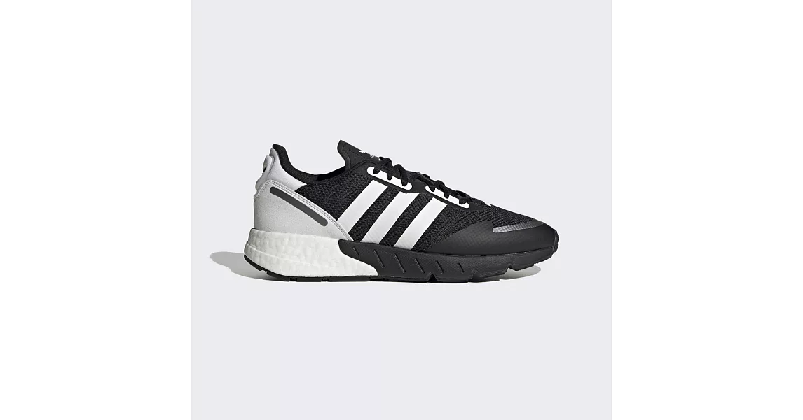 博客來-Adidas Zx 1k Boost [FX6515] 男鞋 運動 休閒 緩震 穩定 經典 舒適 穿搭 愛迪達 黑 白 27.5cm 黑/白