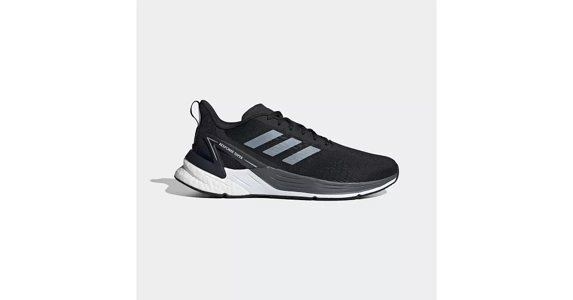 博客來-Adidas Response Super [FX4829] 男鞋 運動 休閒 慢跑 支撐 彈力 透氣 愛迪達 黑 灰