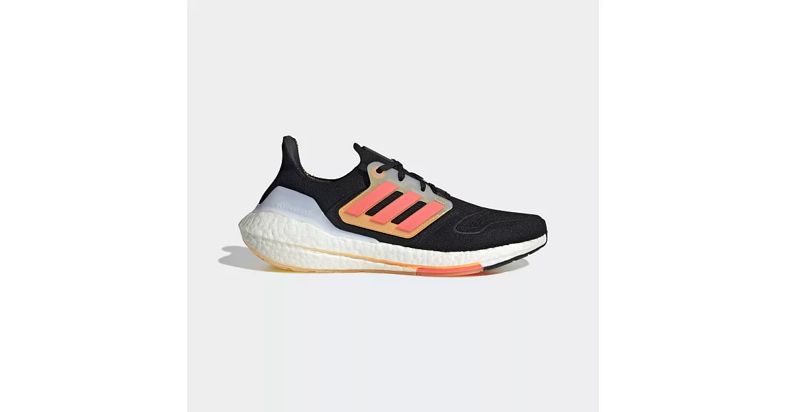 博客來-Adidas Ultraboost 22 [GX5464] 男 慢跑鞋 運動 路跑 彈力 耐磨 穩定 襪套 黑 螢光橘
