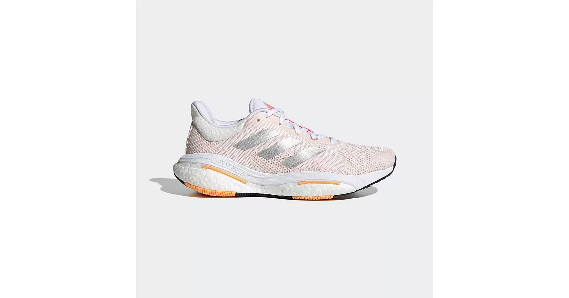 博客來-Adidas Solar Glide 5 W [GX5496] 女 慢跑鞋 運動 路跑 專業 BOOST 支撐 粉橘 白