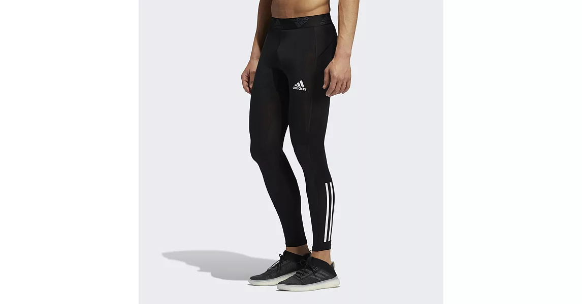 博客來-Adidas TF LT 3S [GL0456] 男 緊身褲 亞洲版 運動 高強度 訓練 健身 重訓 透氣 黑