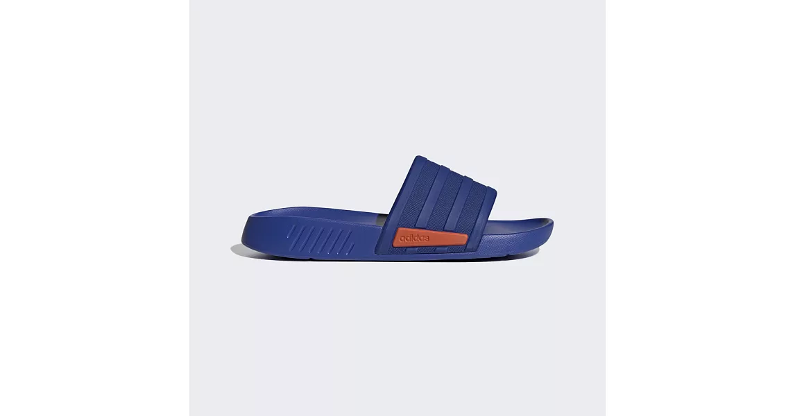 博客來-Adidas Racer TR Slide [G58171] 男女 拖鞋 運動 休閒 泳池 快乾 輕量 套穿式 藍 紅