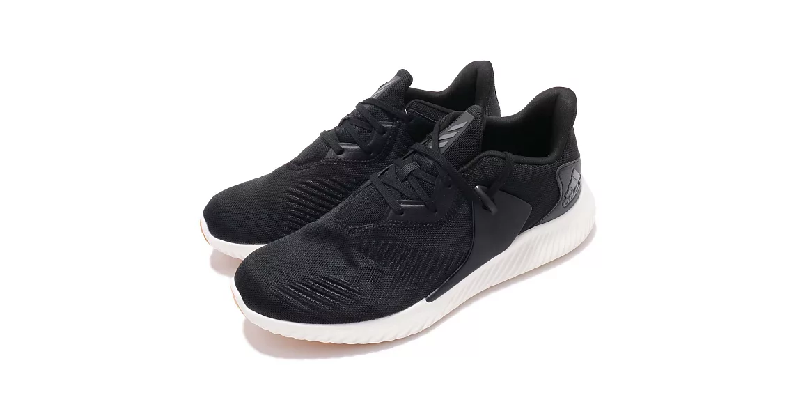 博客來-adidas 慢跑鞋 Alphabounce RC 2 M 黑 白 膠底 路跑 男鞋 運動鞋 愛迪達 D96524