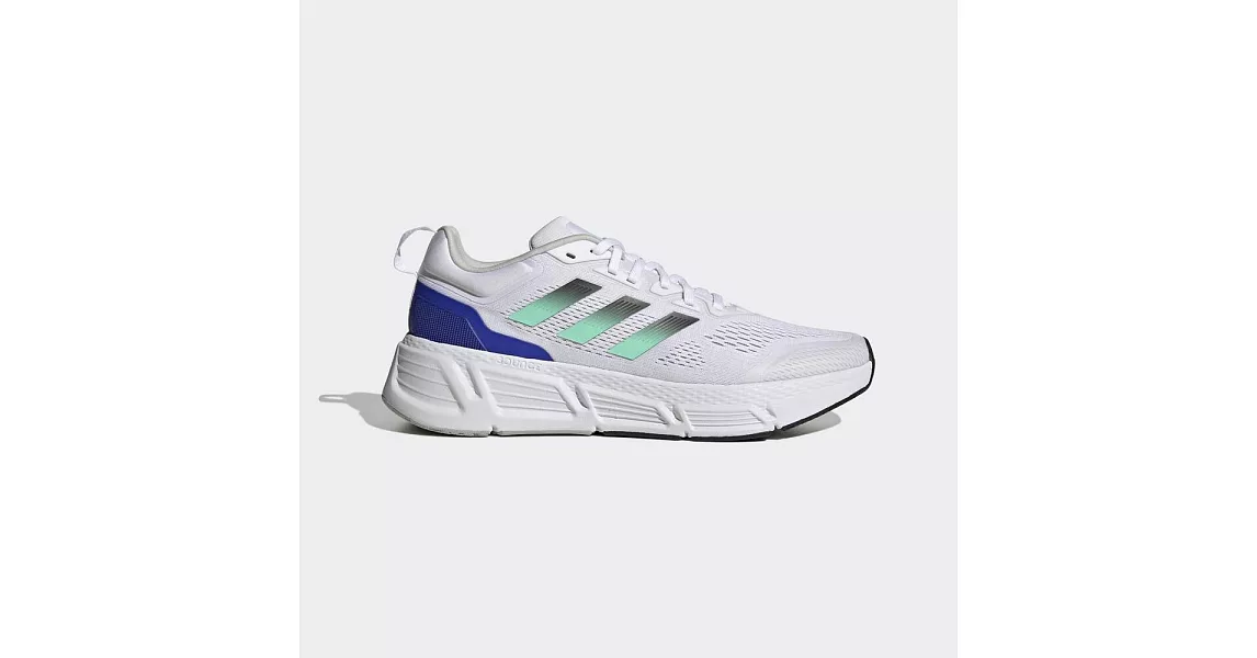 博客來-Adidas Questar [HP2437] 男 慢跑鞋 運動 休閒 訓練 緩震 包覆 舒適 愛迪達 白黑綠