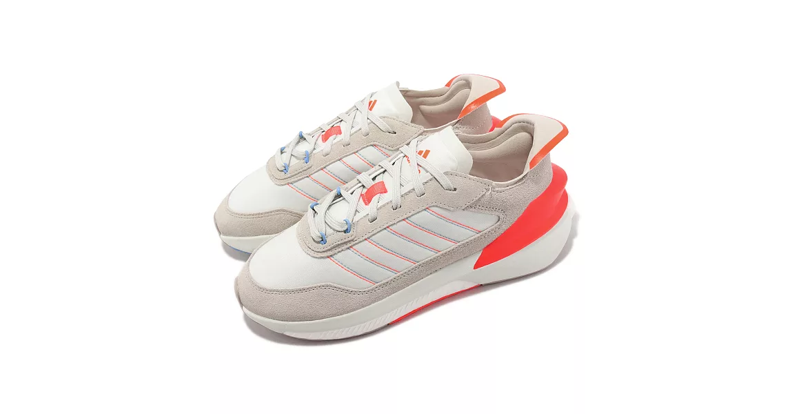 博客來-adidas 慢跑鞋 Avryn 男鞋 女鞋 CNY 奶茶 橘 緩震 復古 新年 運動鞋 愛迪達 ID4253