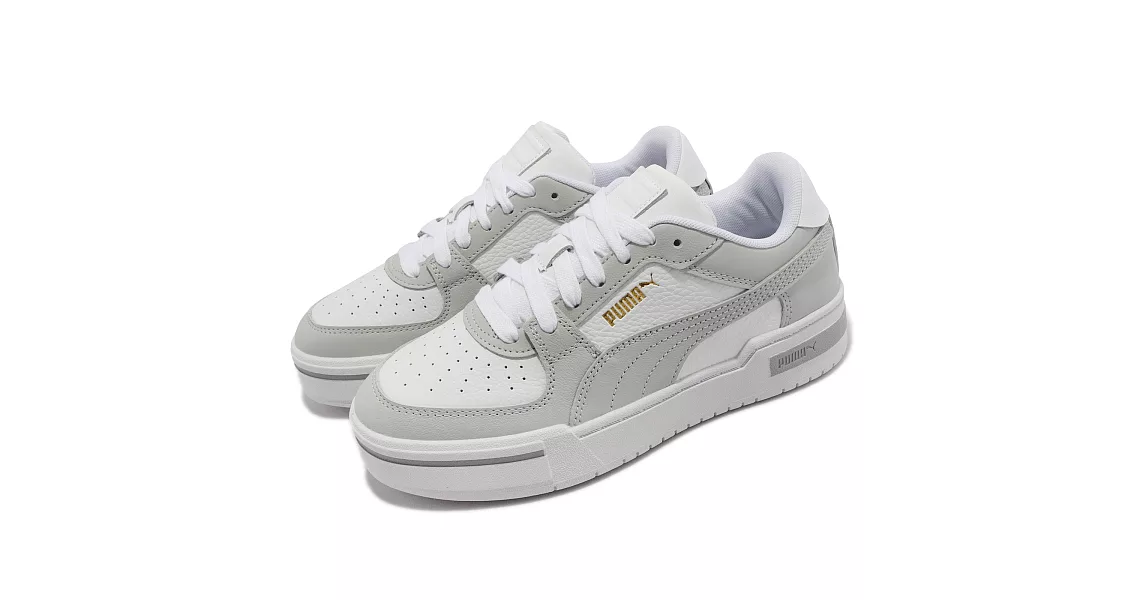 博客來-Puma 休閒鞋 CA Pro Classic 男女鞋 灰 白 小Dior 復古 網球風 厚底 皮革 經典 38019007