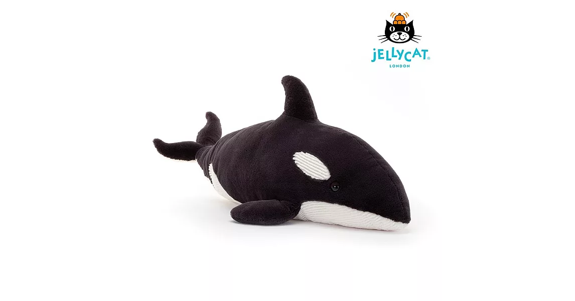 博客來-英國 JELLYCAT Ollivander The Orca 虎鯨