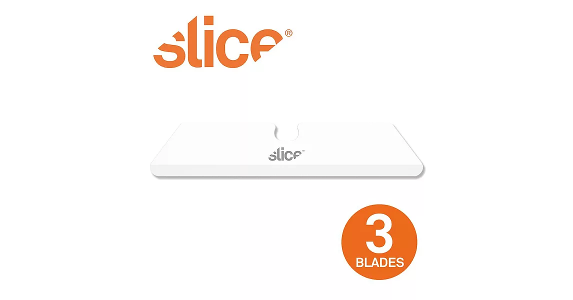 博客來-【SLICE】多用途陶瓷替刃-短刃-圓 3入組 10526