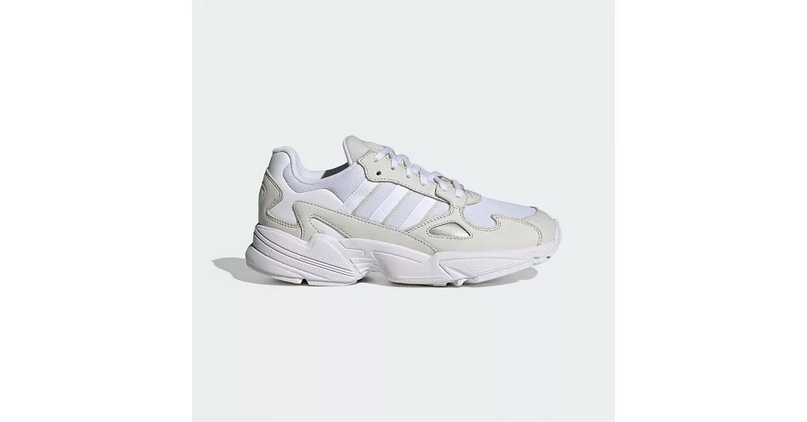 博客來-ADIDAS FALCON W 女休閒鞋-白-IG5732 UK5.5 白色