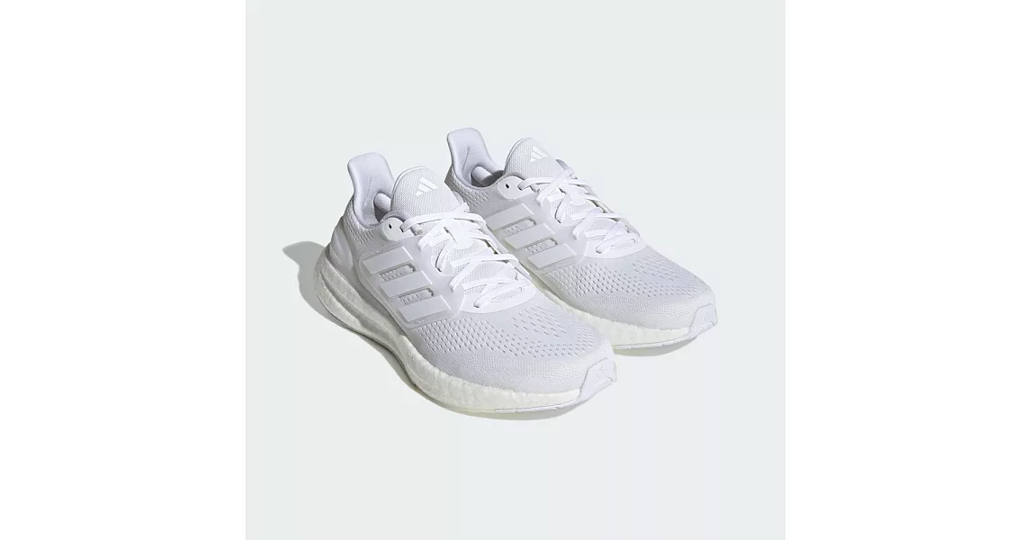 博客來-ADIDAS PUREBOOST 23 WIDE 男女跑步鞋-白-IF8064 UK5 白色