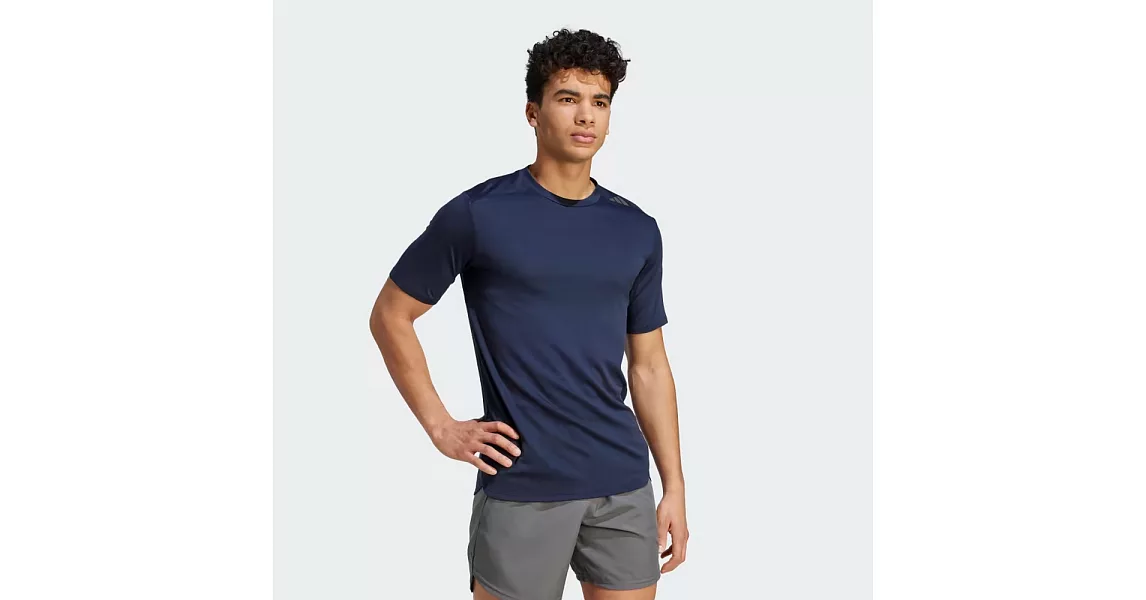 博客來-ADIDAS D4T HR HIIT TEE 男短袖上衣-藍-IM1115 M 藍色