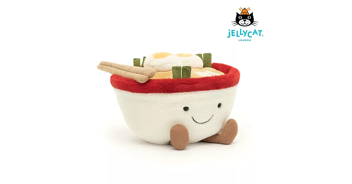 博客來-英國 JELLYCAT Amuseable Ramen 趣味拉麵