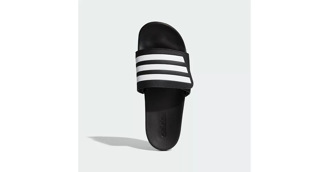 博客來-ADIDAS ADILETTE COMFORT ADJ 男女休閒拖鞋-黑-GZ8951 UK6 黑色