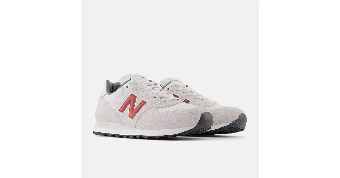 博客來-New Balance 574系列 男女休閒鞋 -米白-U574SOR-D US10.5 白色