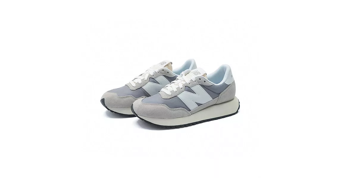 博客來-New Balance NB237 元祖灰 MS237RCS US9.5 灰藍