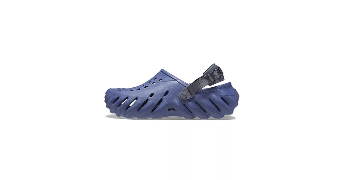 博客來-Crocs Echo Clog Bjbi Blue 洞洞涼鞋 藍 207937-402 US6 藍