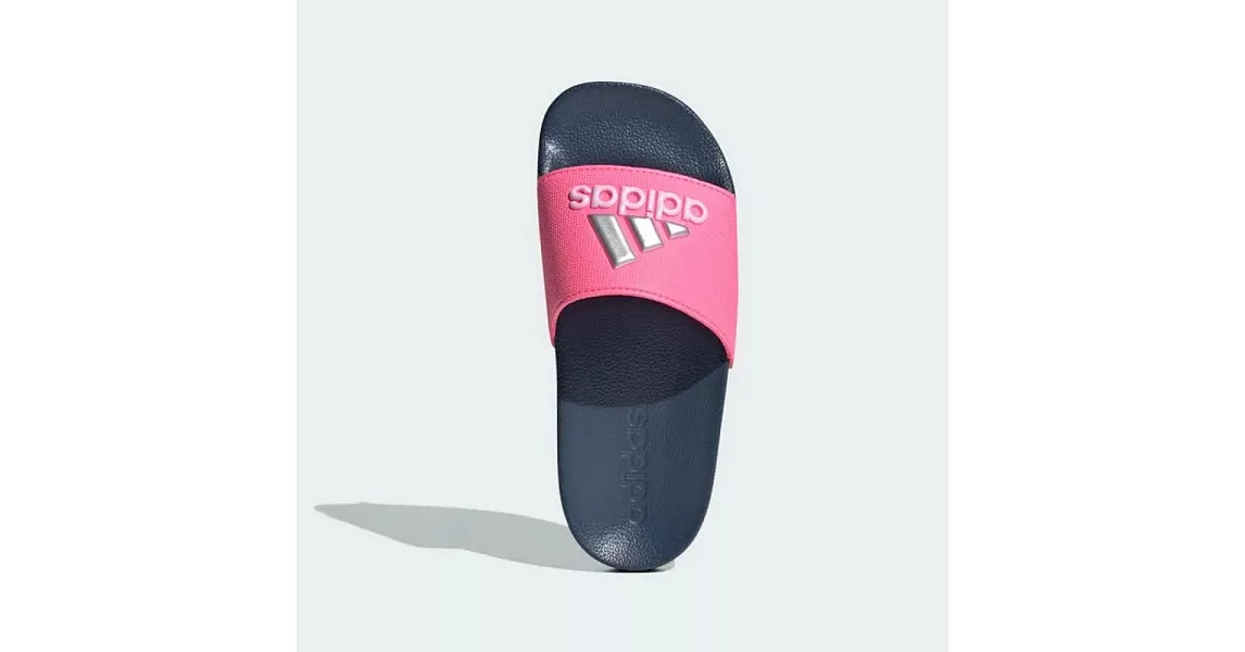 博客來-ADIDAS ADILETTE SHOWER K 中大童休閒拖鞋-藍粉-IE2606 19.5 藍色