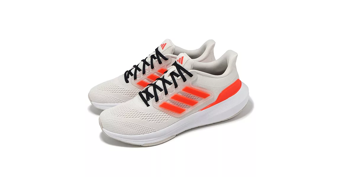 博客來-adidas 慢跑鞋 Ultrabounce 男鞋 白 橘 緩衝 輕量 透氣 運動鞋 愛迪達 IE0715