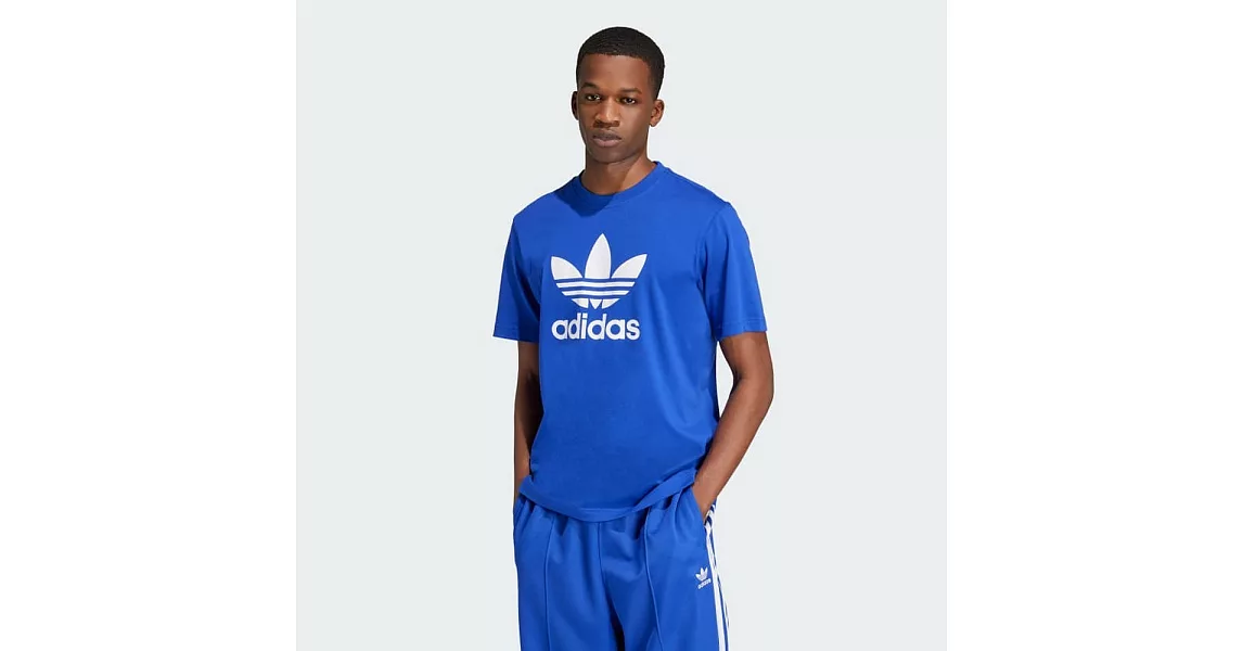 博客來-ADIDAS TREFOIL T-SHIRT 男短袖上衣-藍-IZ3058 2XL 藍色