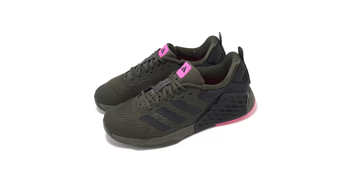 博客來-adidas 訓練鞋 Dropset 3 Trainer 男鞋 女鞋 黑粉 支撐 多功能 運動鞋 愛迪達 ID8630