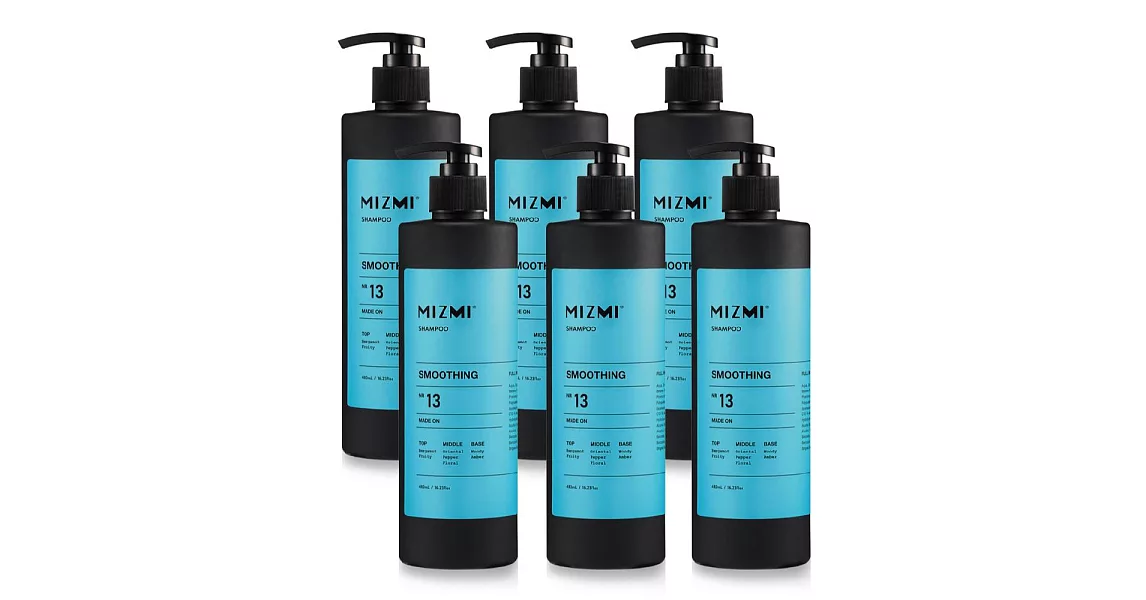 博客來-【MIZMI】水光亮澤洗髮精480ml*6入