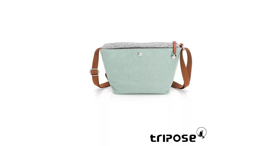 博客來-tripose 漫遊系列三角斜背包 薄荷綠