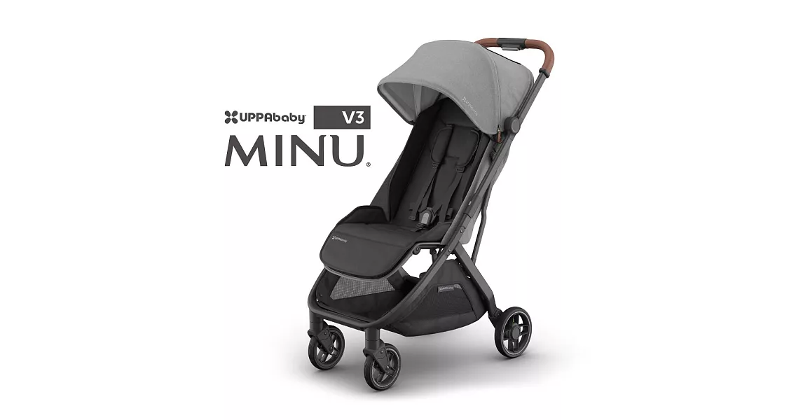 博客來-MINU V3 魅力都會時尚推車 黑灰