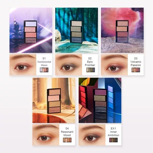 博客來-【Kanebo 佳麗寶】KANEBO 澄色綻影眼彩盤 4.5g/5.2g (不含盒子及眼影棒) # 04